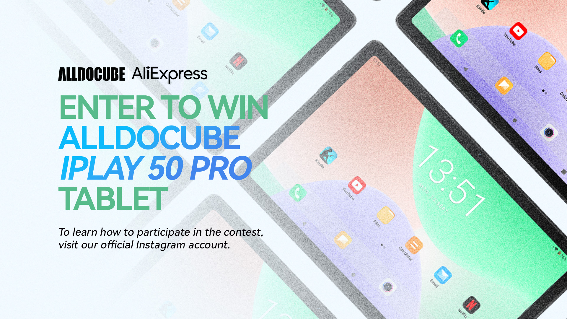 Enter to Win an iPlay 50 Pro Tablet in Alldocube’s Instagram Giveaway! – Alldocube Global